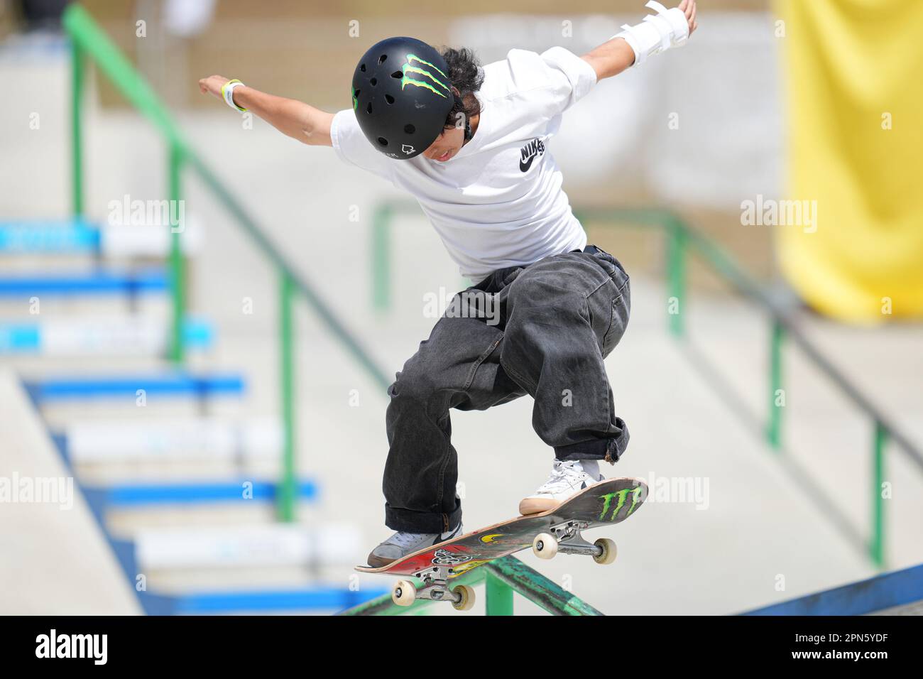 Ibaraki, Japan. 16th Apr, 2023. Daiki Ikeda Skateboarding : The 2nd ...