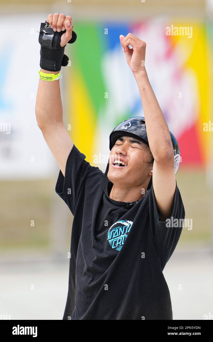 Ibaraki, Japan. 16th Apr, 2023. Taiga Nagai Skateboarding : The 2nd ...