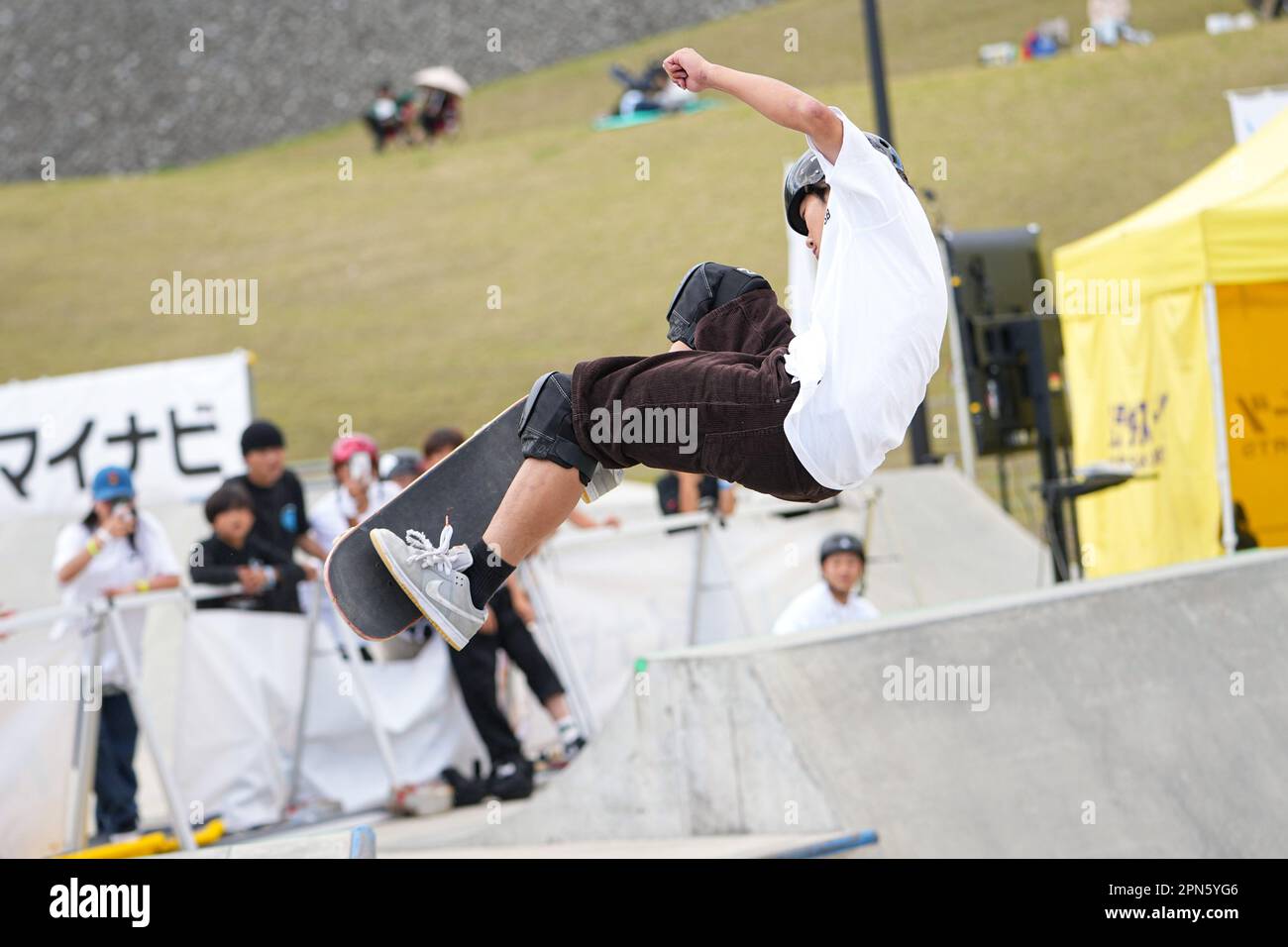 Ibaraki, Japan. 16th Apr, 2023. Yuro Nagahara Skateboarding : The 2nd ...