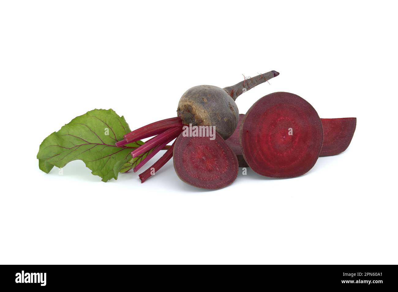 Raw whole and sliced baby beetroot isolated on white background Stock ...