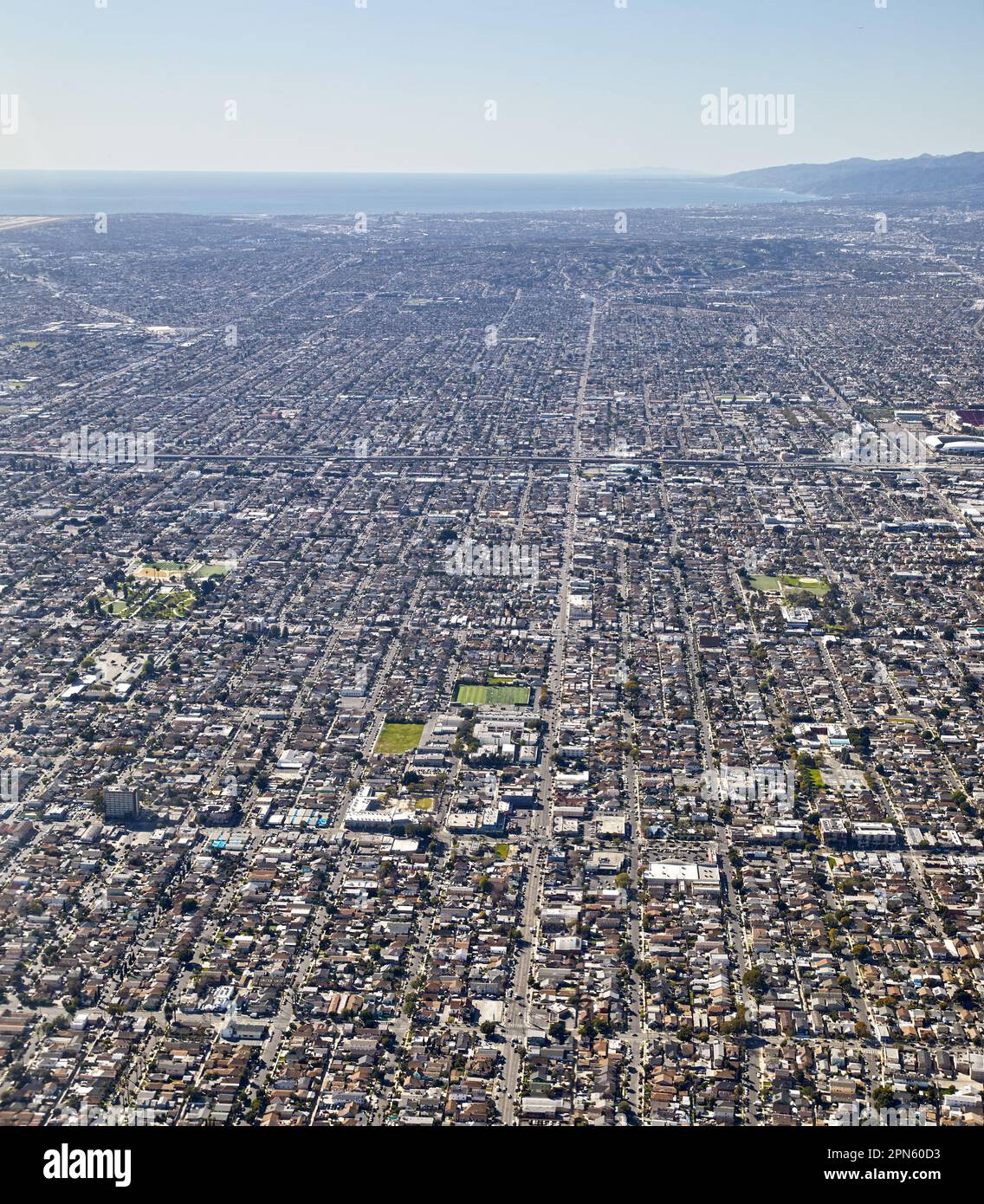 Aerial photograph of Southern California Stock Photo - Alamy