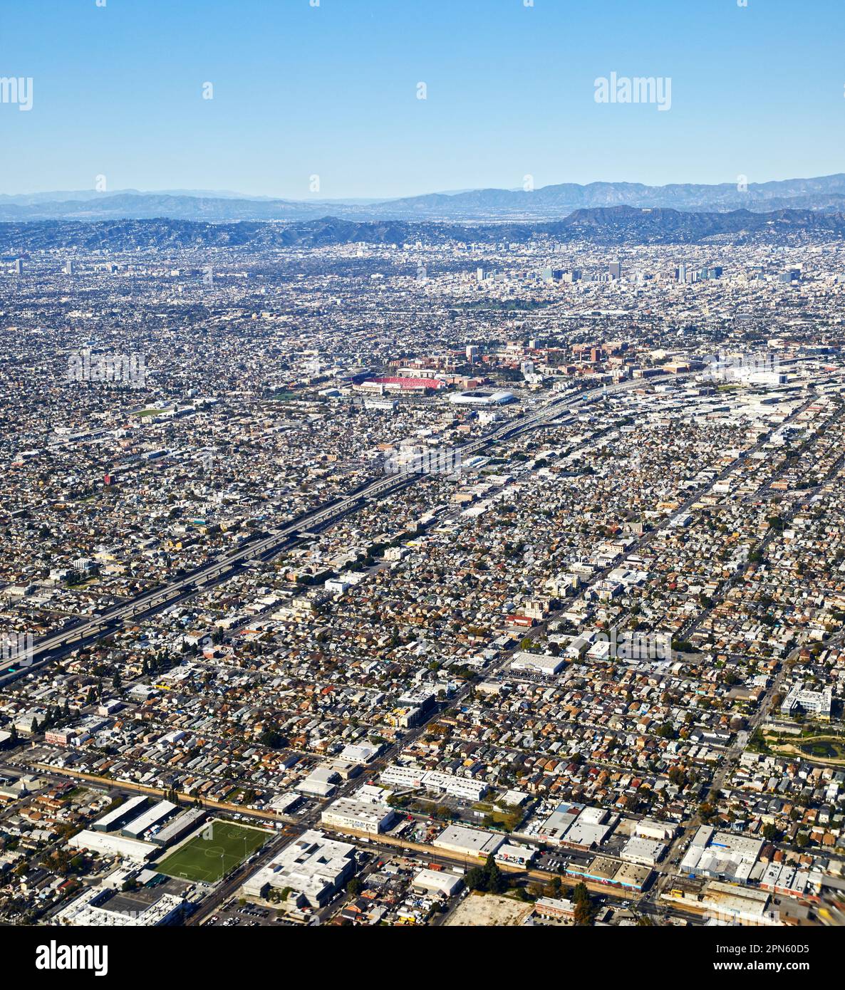 Aerial photograph of Southern California Stock Photo - Alamy
