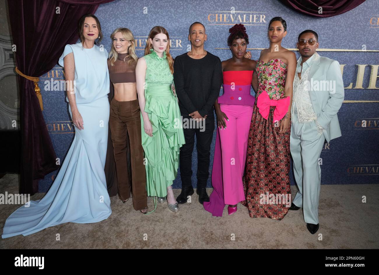 Minnie Driver, from left, Samara Weaving, Lucy Boynton, Stephen ...
