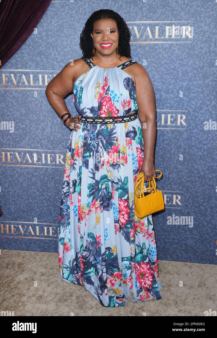 April Reign arrives at the premiere of "Chevalier," Sunday, April 16 ...