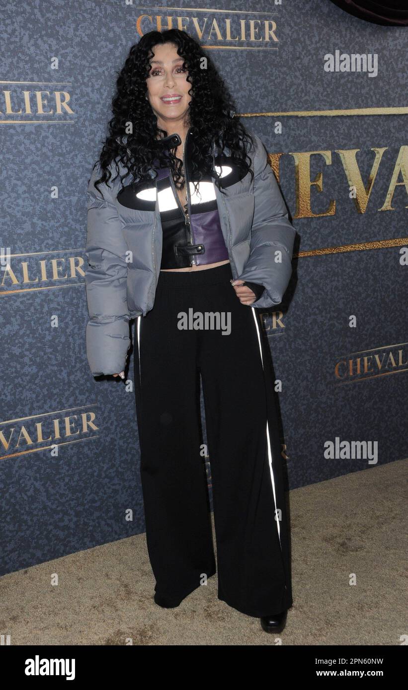 Los Angeles, CA. 16th Apr, 2023. Cher at arrivals for CHEVALIER Special ...