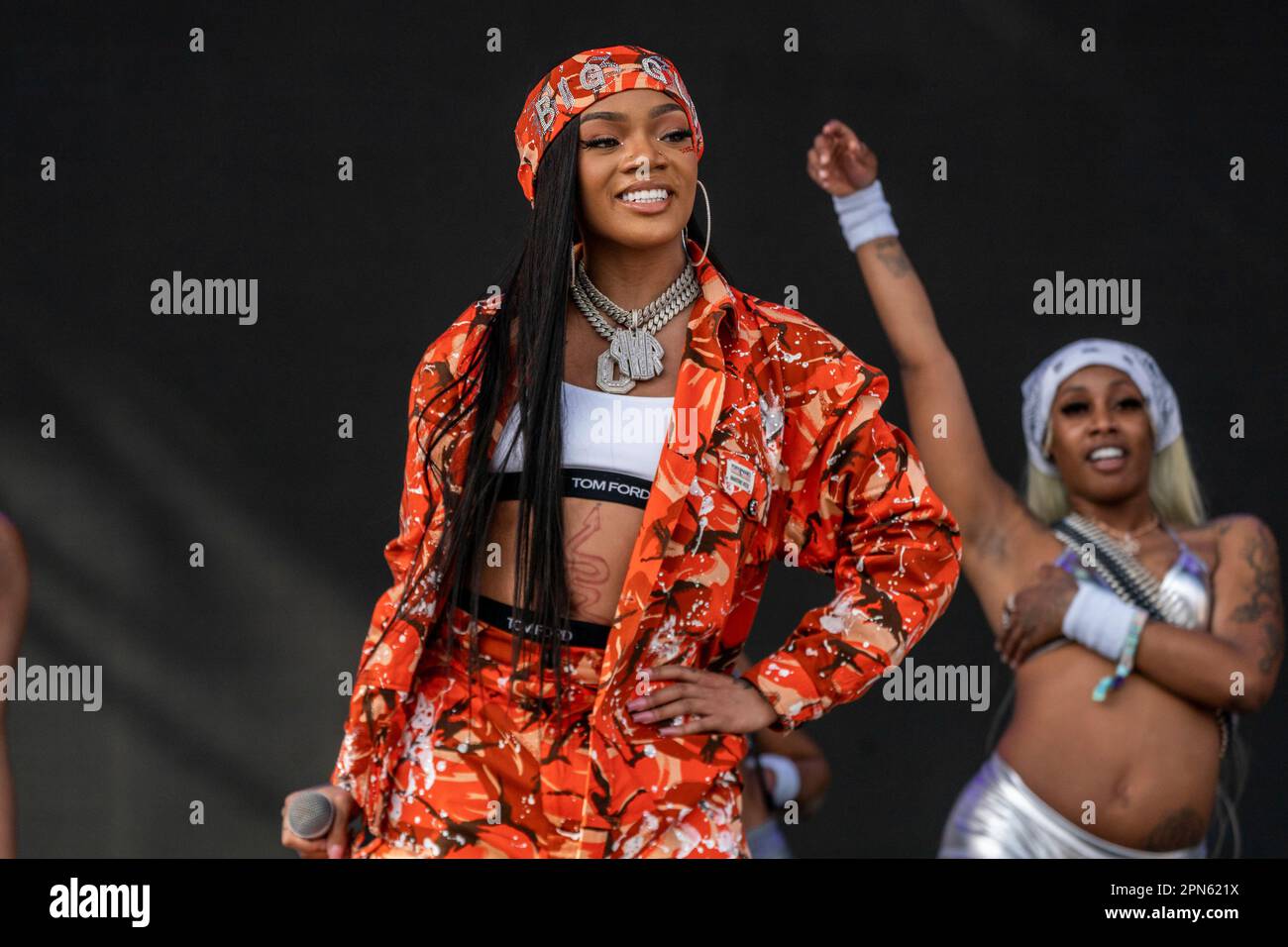 GloRilla performs at the Coachella Music & Arts Festival at the Empire ...
