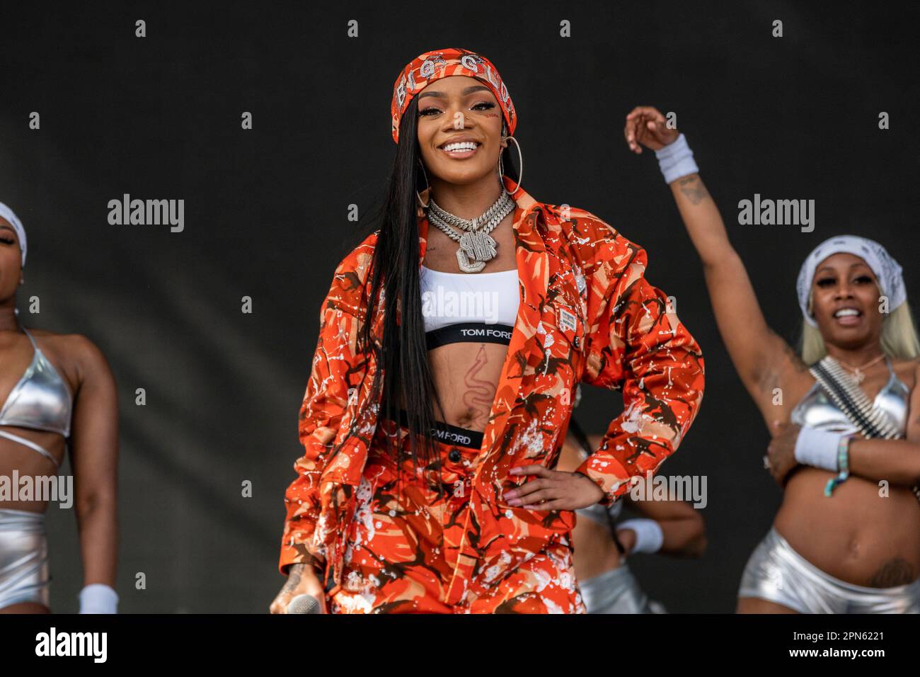 GloRilla performs at the Coachella Music & Arts Festival at the Empire ...