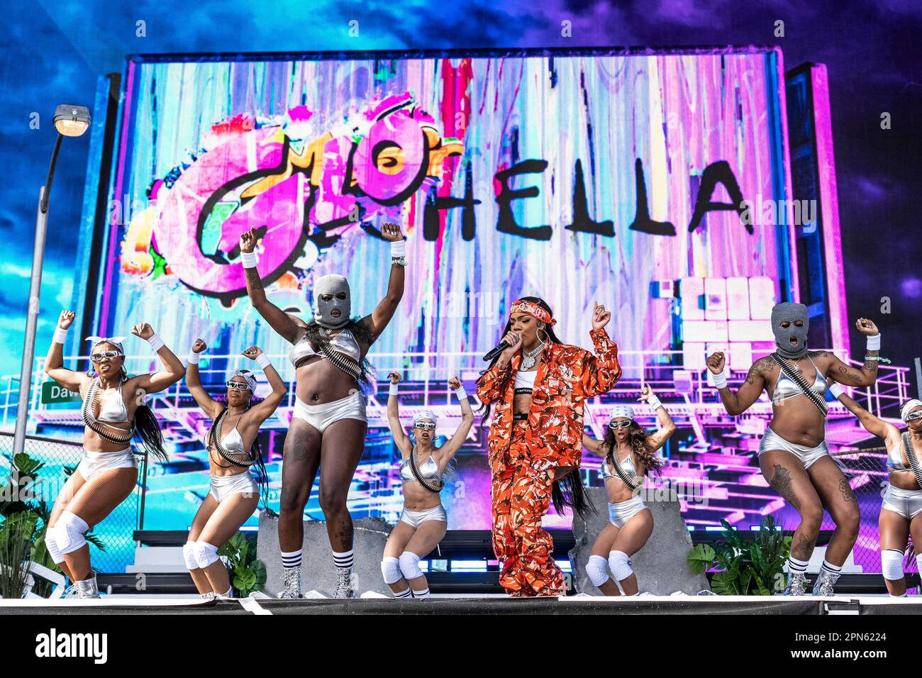 GloRilla performs at the Coachella Music & Arts Festival at the Empire ...