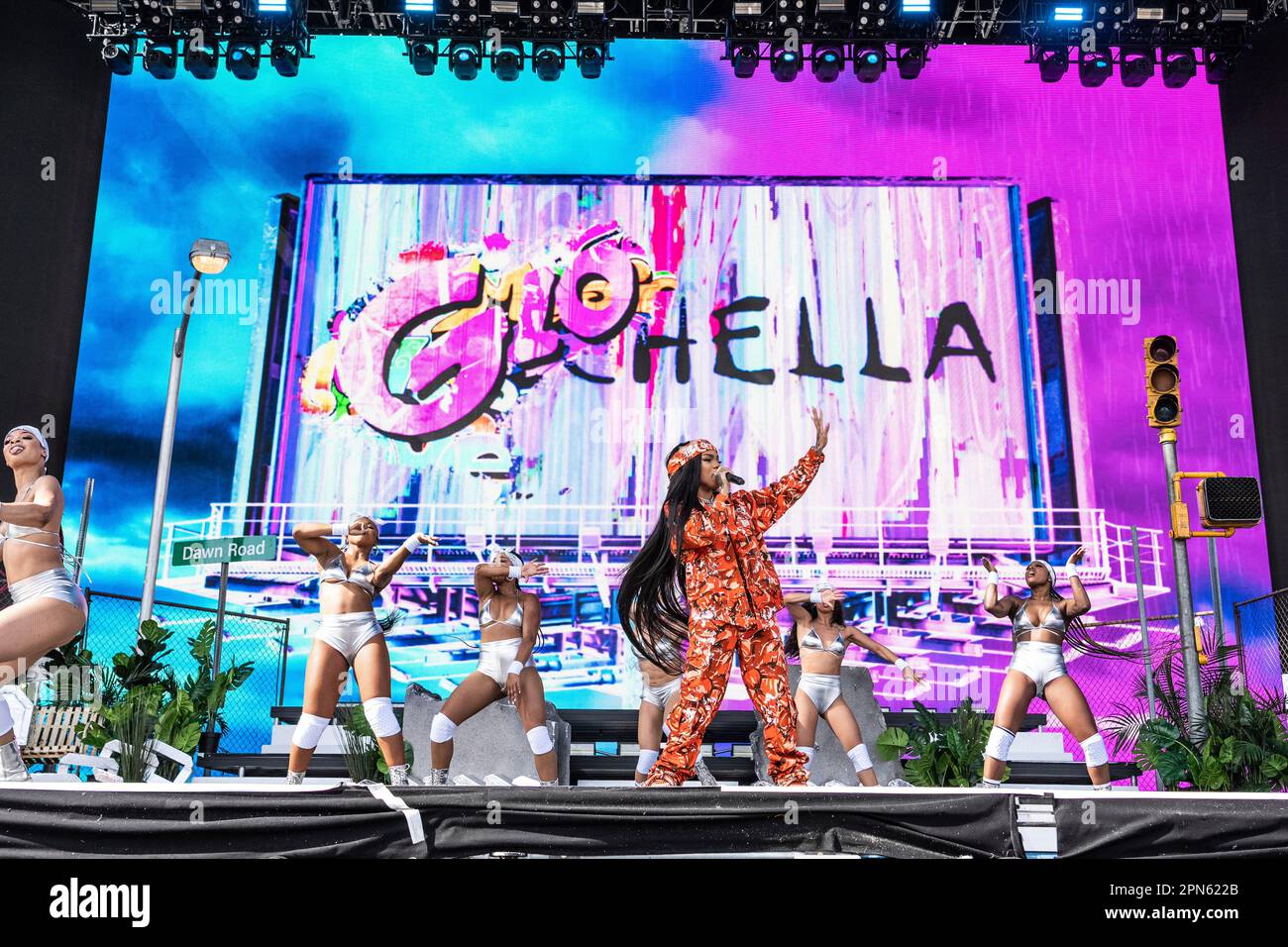 GloRilla performs at the Coachella Music & Arts Festival at the Empire ...