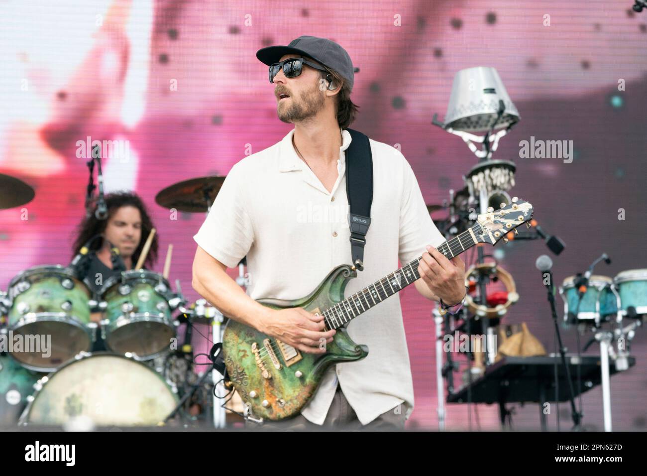 Scott Woodruff of Stick Figure performs at the Coachella Music & Arts ...
