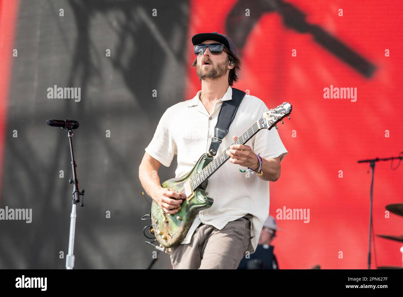 Scott Woodruff of Stick Figure performs at the Coachella Music & Arts ...