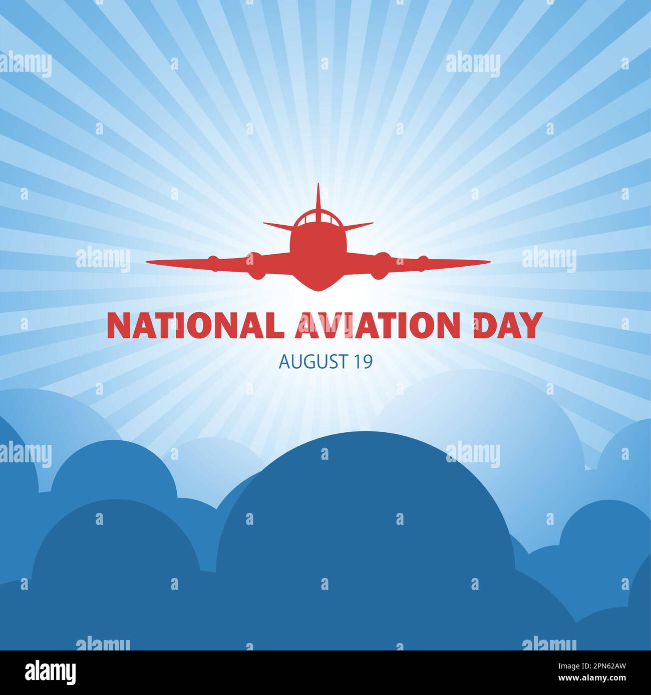 National Aviation Day. Celebrated in United States in August 19, modern ...