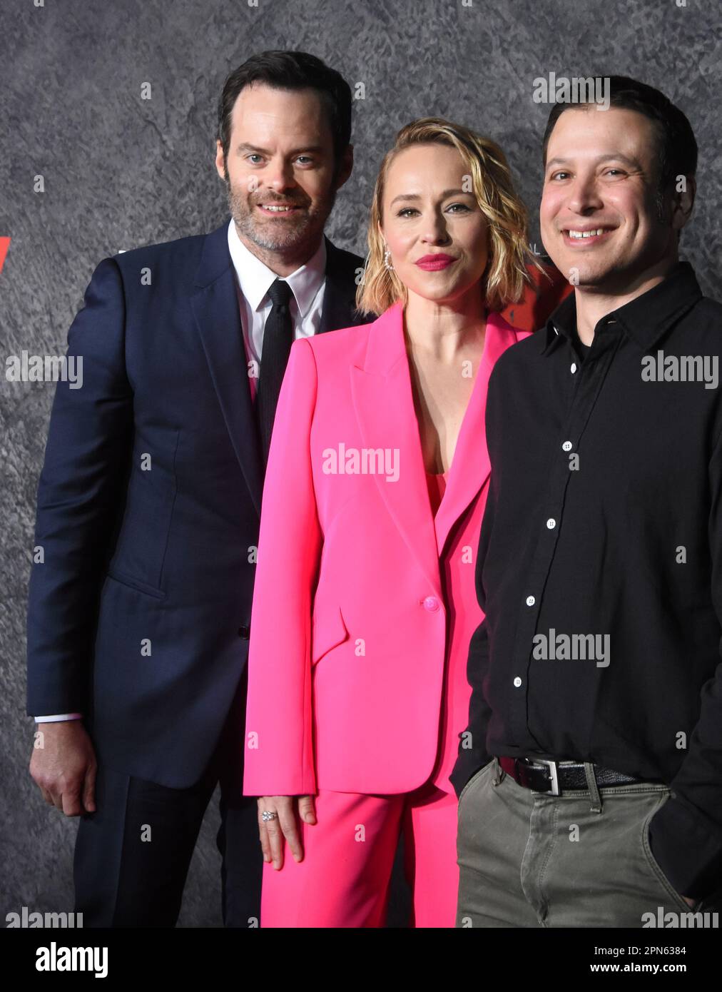 Los Angeles, California, USA 16th April 2023 Actor Bill Hader, Actress ...