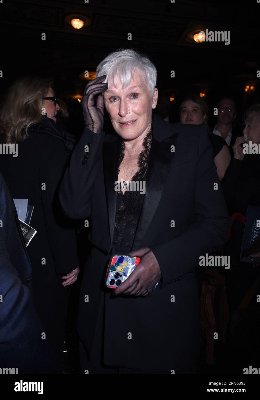 April 16, 2023, New York, New York, USA: Glenn Close attends Andrew ...