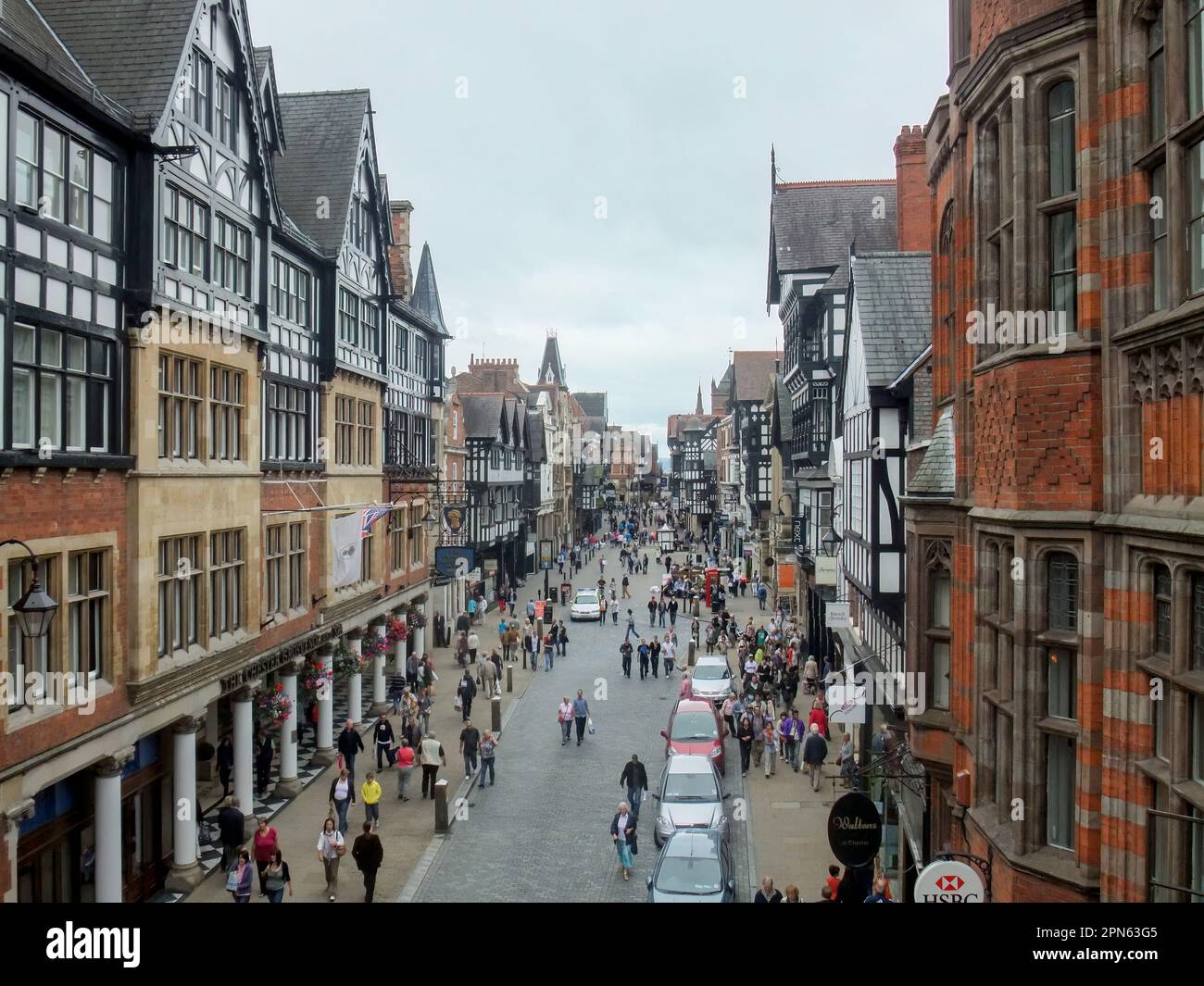 Cityscape old town chester hi-res stock photography and images - Alamy