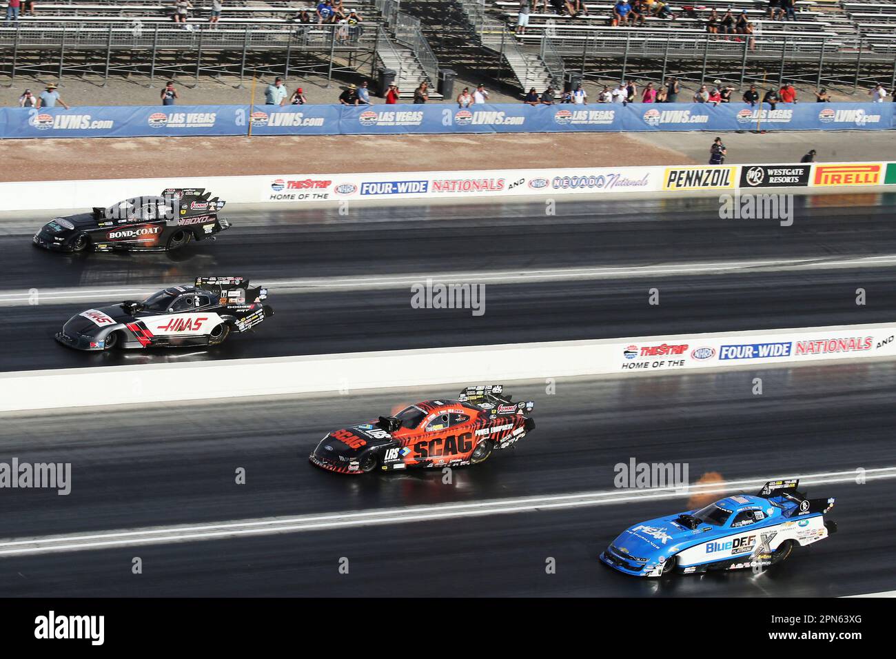 LAS VEGAS, NV - APRIL 16: Matt Hagan (14 FC) Dodge Power Brokers Dodge ...