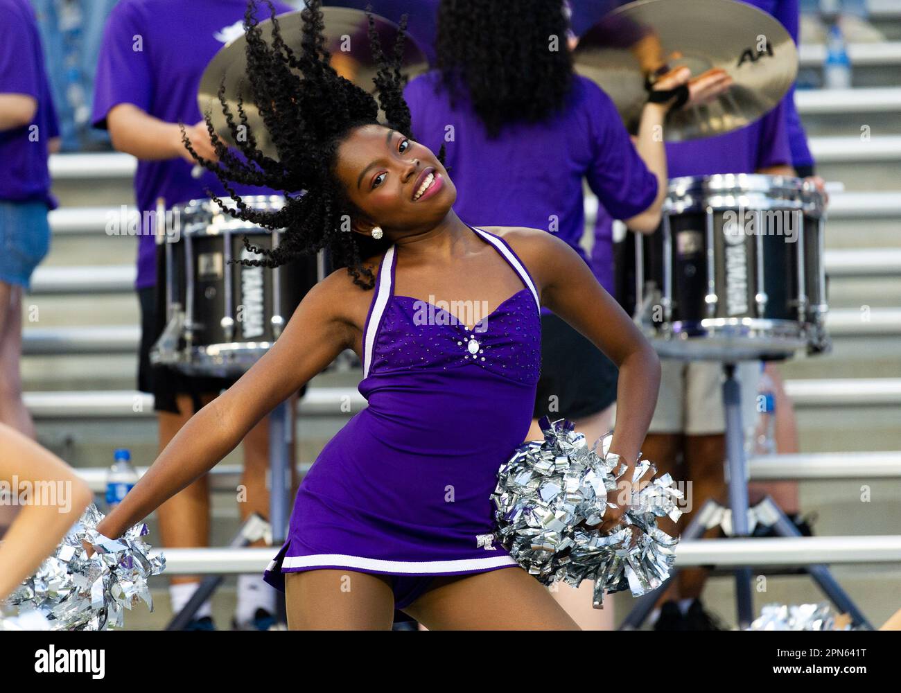 Fort Worth, Texas, USA. 14th Apr, 2023. TCU Horned Frogs showgirls ...