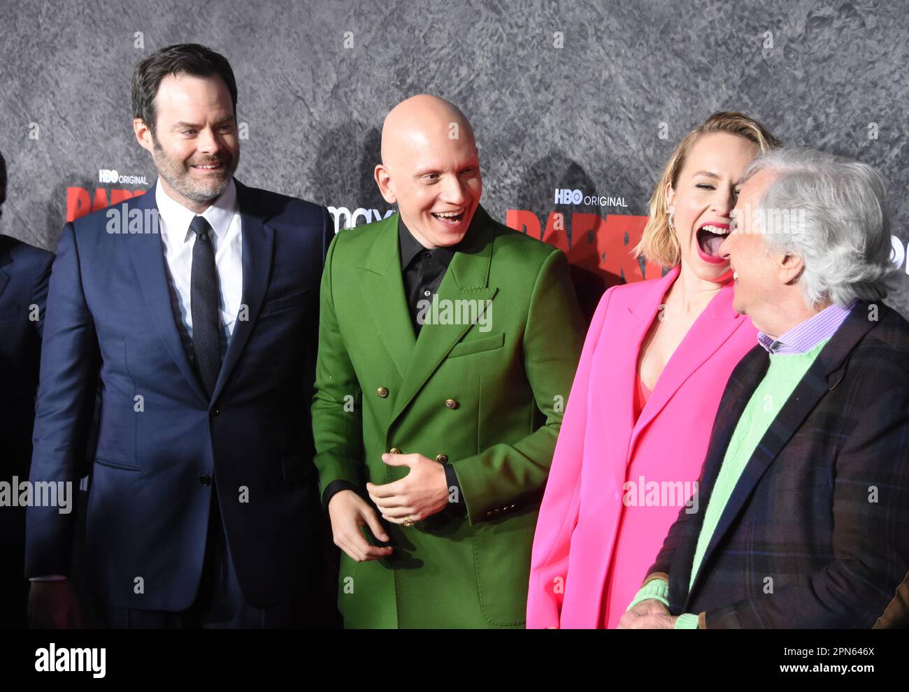 Los Angeles, California, USA 16th April 2023 (L-R) Actor Bill Hader ...