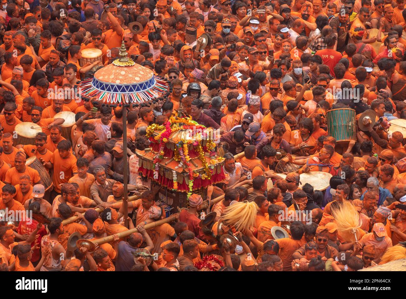 Bisket Jatra Festival - Nepal Stock Photo - Alamy