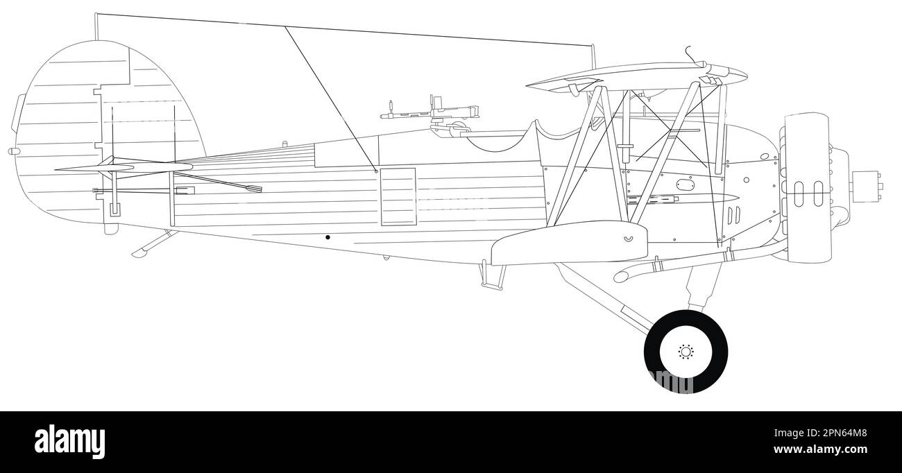 Hawker hart aircraft Cut Out Stock Images & Pictures - Alamy