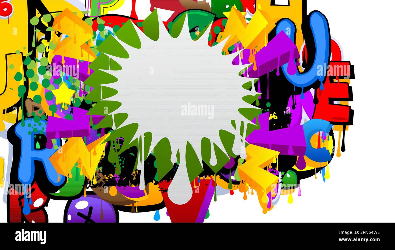 Bubble Graffiti Background