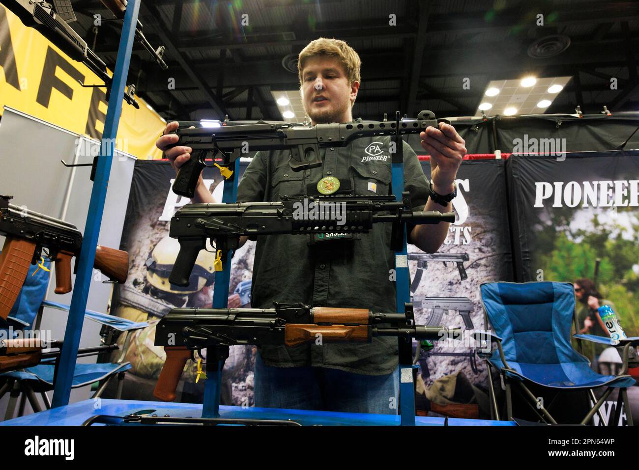 Pioneer arms corp booth hi-res stock photography and images - Alamy