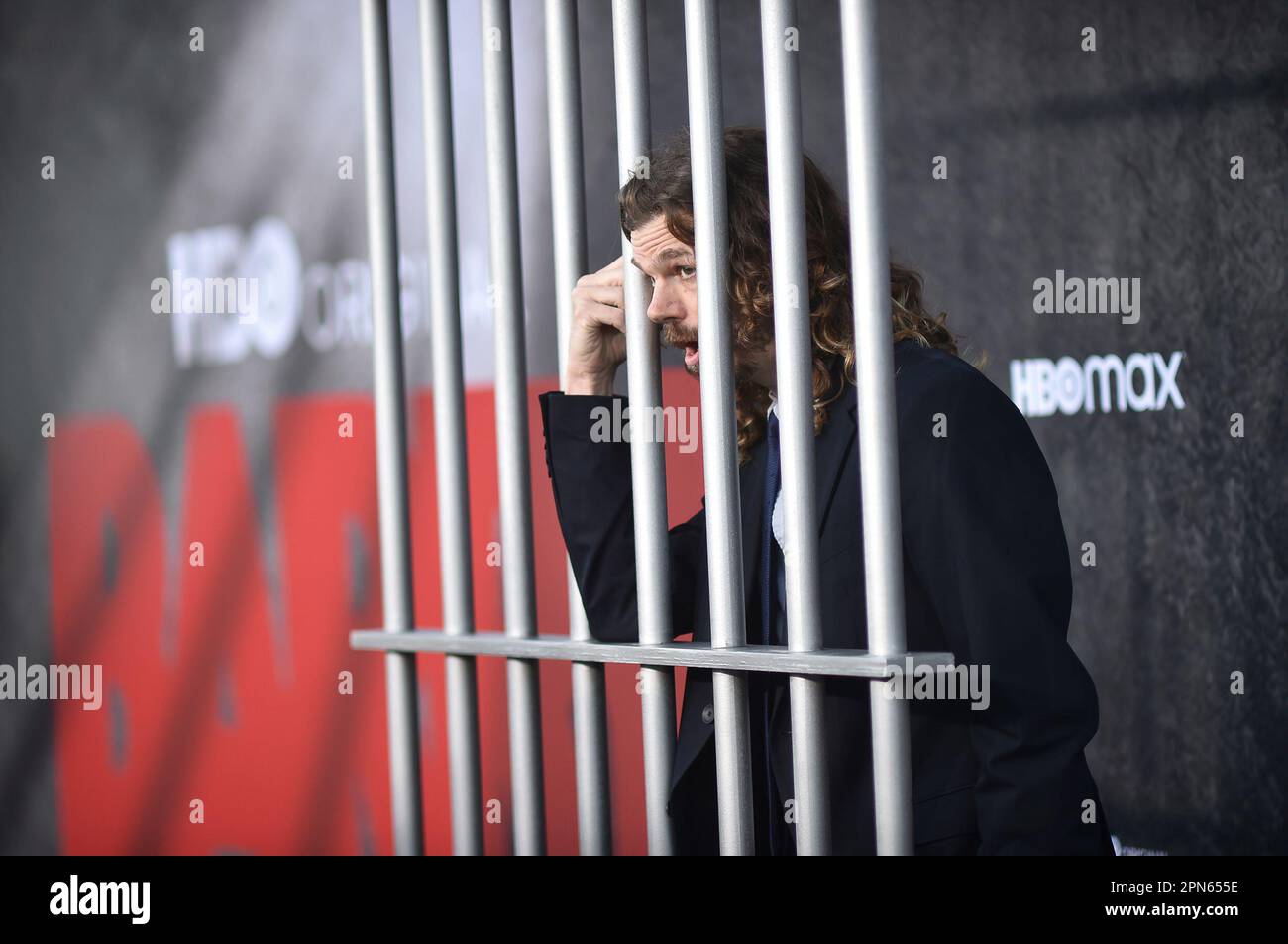 Andre Hyland arrives at the season four premiere of "Barry" on Sunday ...