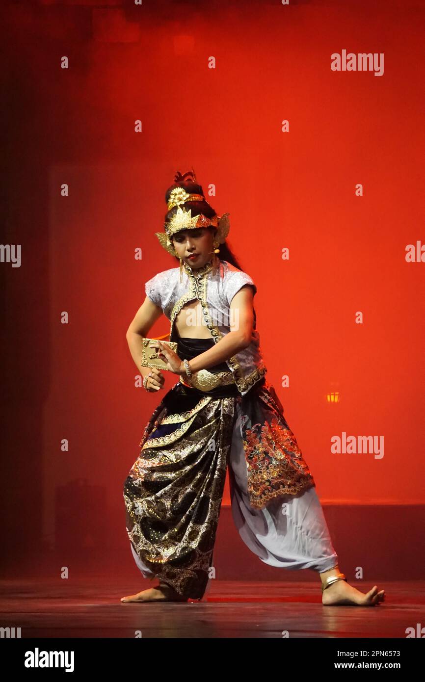 The theatrical of kresnayana with the title Krishna harimurti (Krishna ...