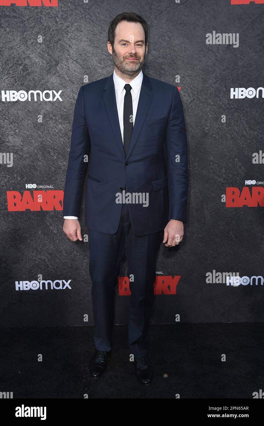 Bill Hader arrives at the season four premiere of "Barry" on Sunday ...