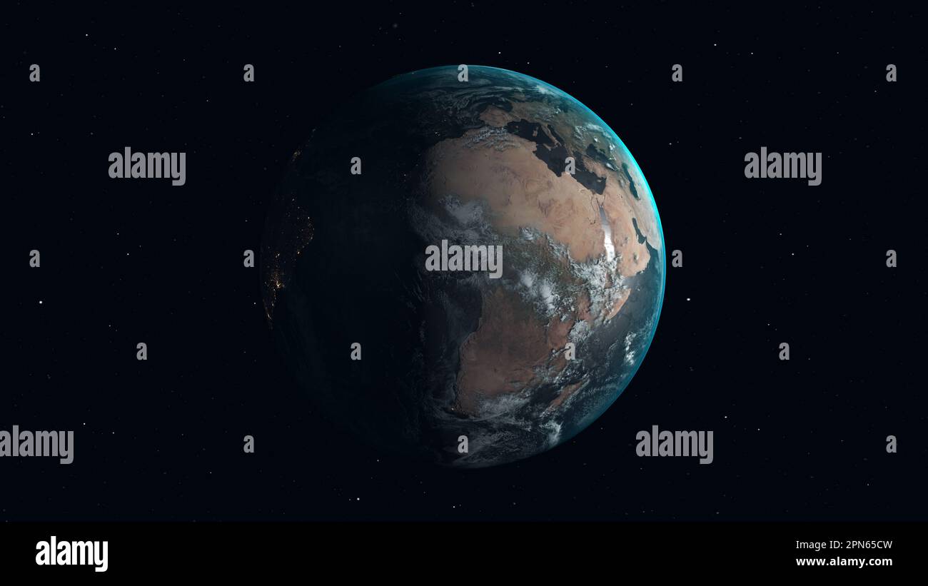 Realistic 3d planet earth hi-res stock photography and images - Alamy