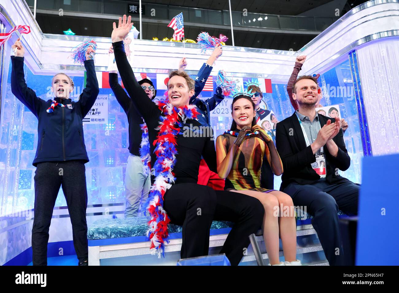 Tokyo, Japan. 14th Apr, 2023. Madison Chock & Evan Bates (USA) Figure ...