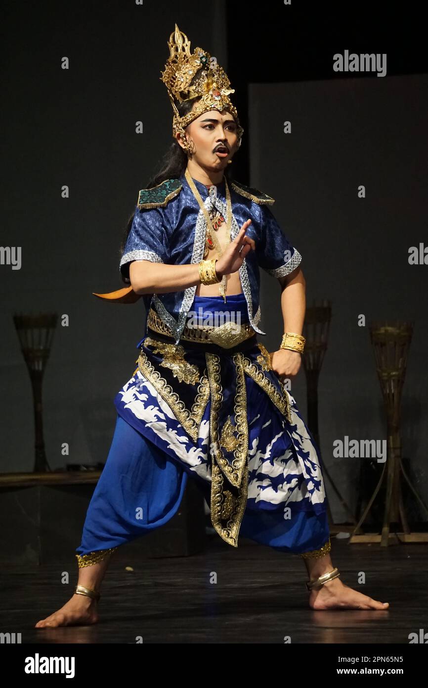 The theatrical of kresnayana with the title Krishna harimurti (Krishna ...