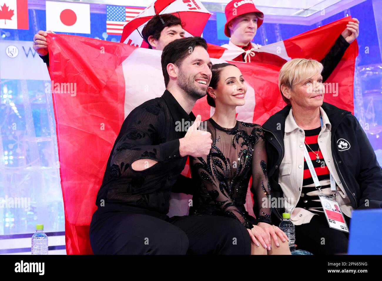 Tokyo, Japan. 14th Apr, 2023. Deanna Stellato-Dudek & Maxime Deschamps ...