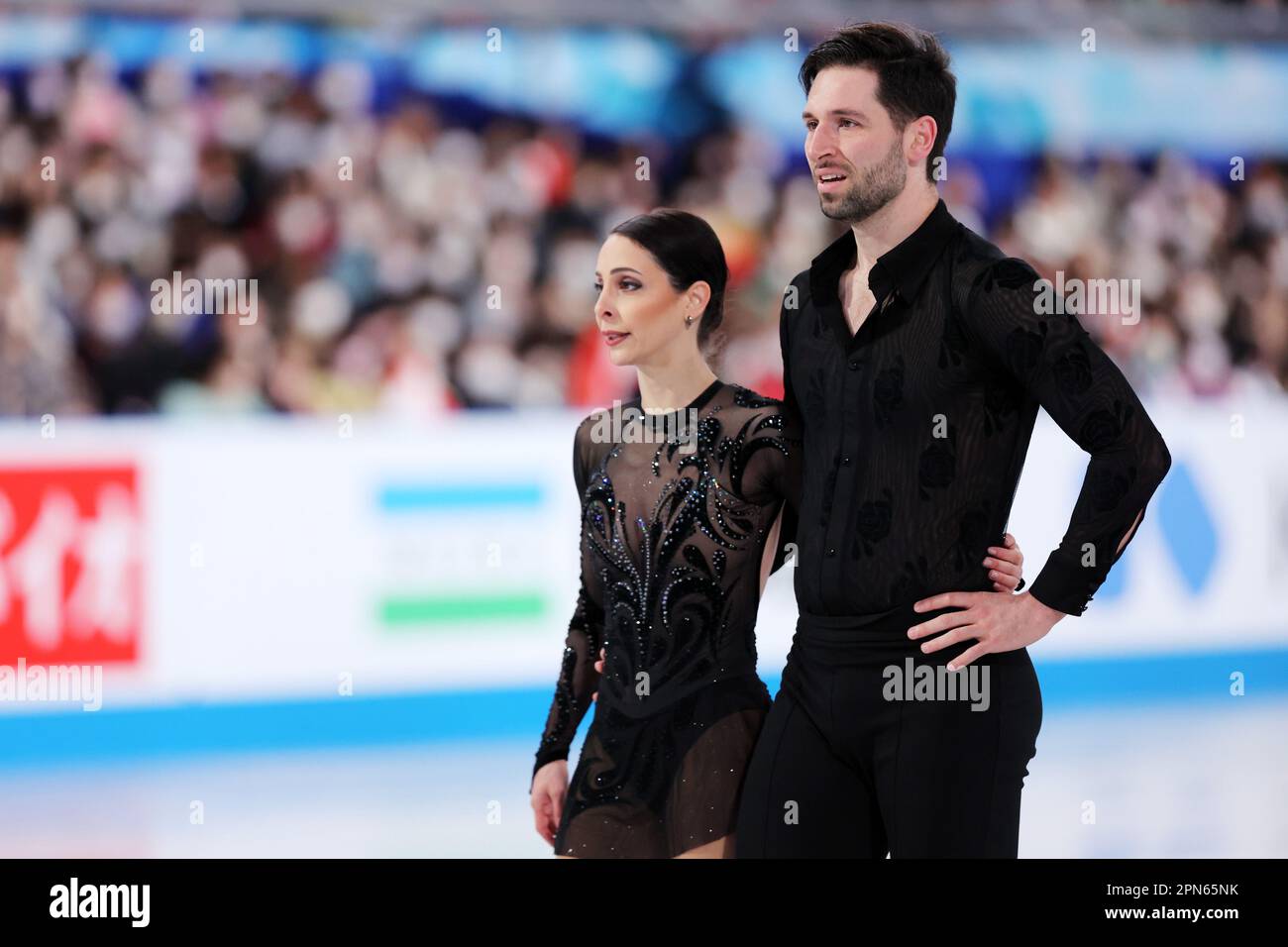 Tokyo, Japan. 14th Apr, 2023. Deanna Stellato-Dudek & Maxime Deschamps ...