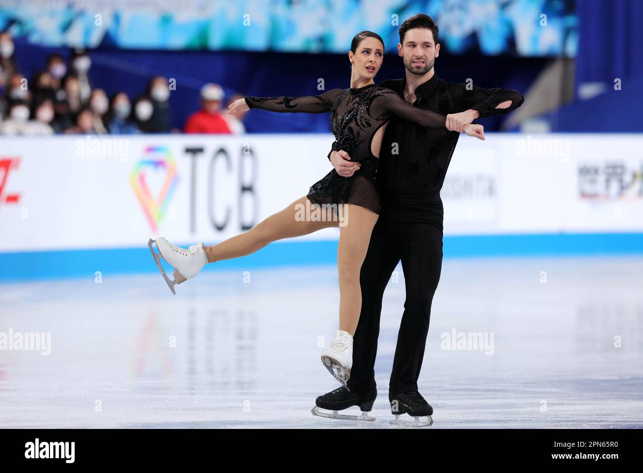 Tokyo, Japan. 14th Apr, 2023. Deanna Stellato-Dudek & Maxime Deschamps ...