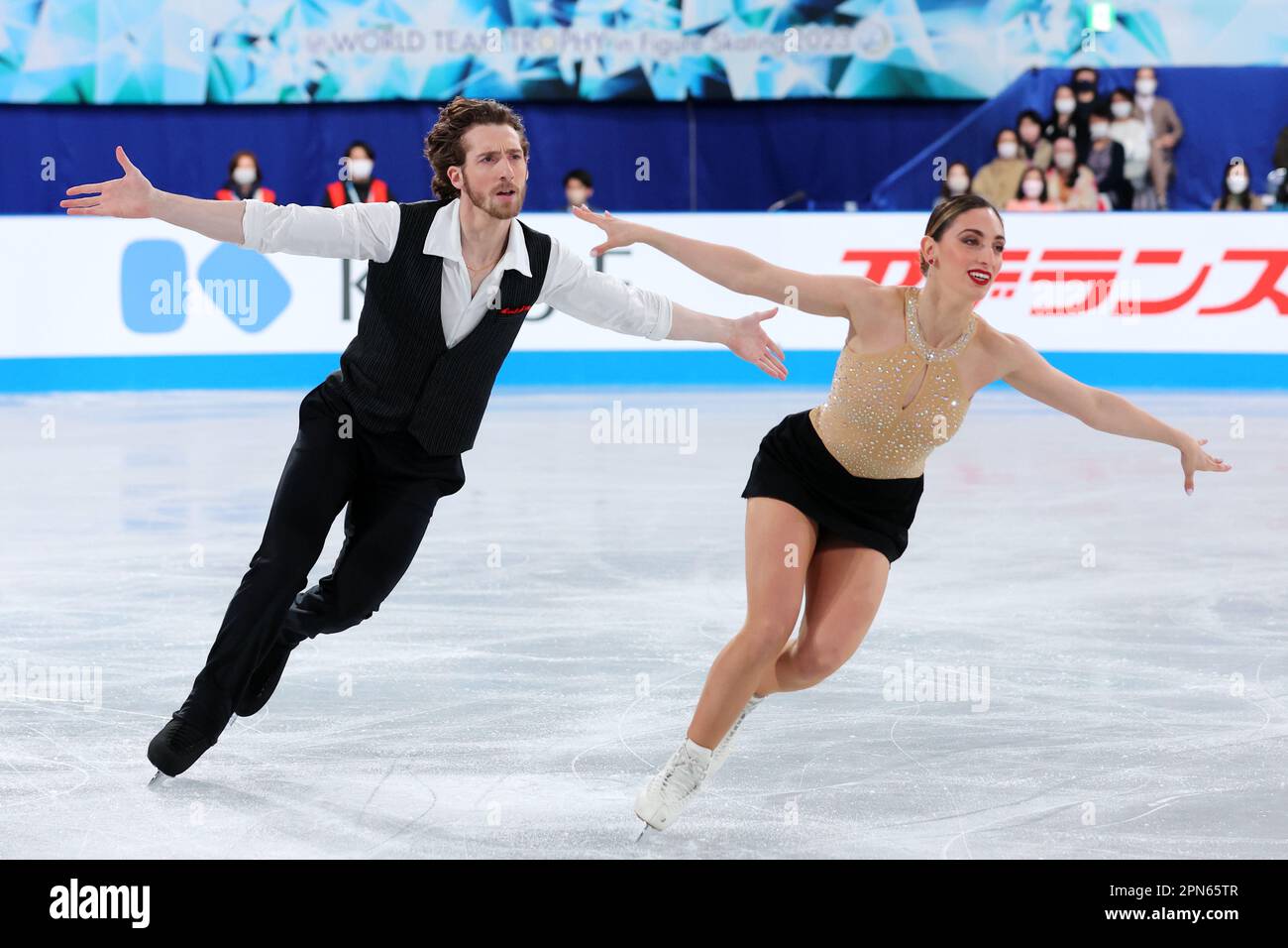 Tokyo, Japan. 14th Apr, 2023. Sara Conti & Niccolo Macii (ITA) Figure ...