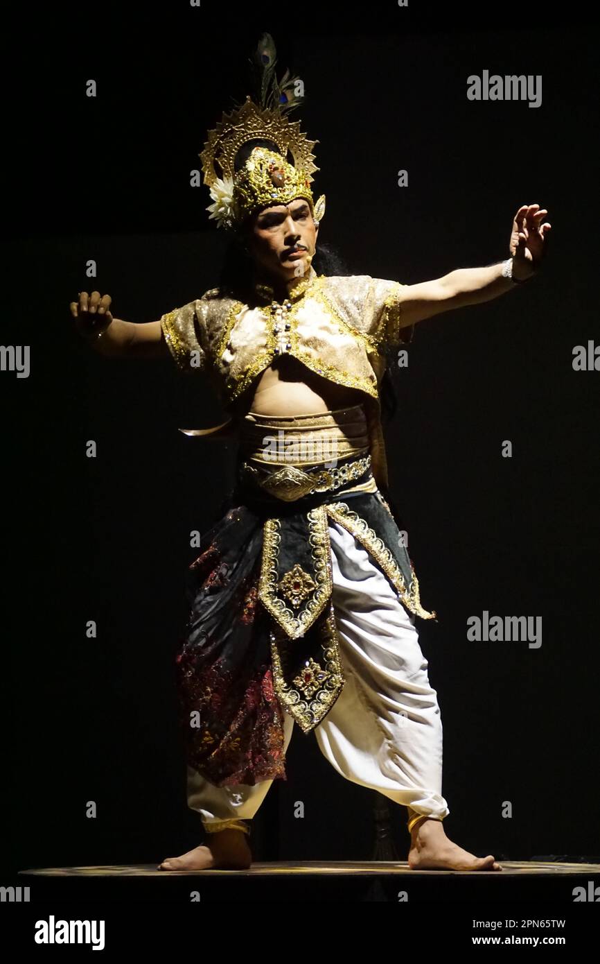 The theatrical of kresnayana with the title Krishna harimurti (Krishna ...