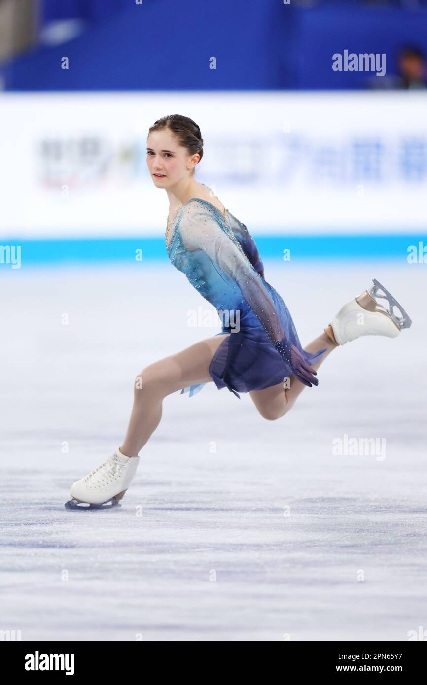 Tokyo, Japan. 14th Apr, 2023. Isabeau Levito (USA) Figure Skating : ISU ...