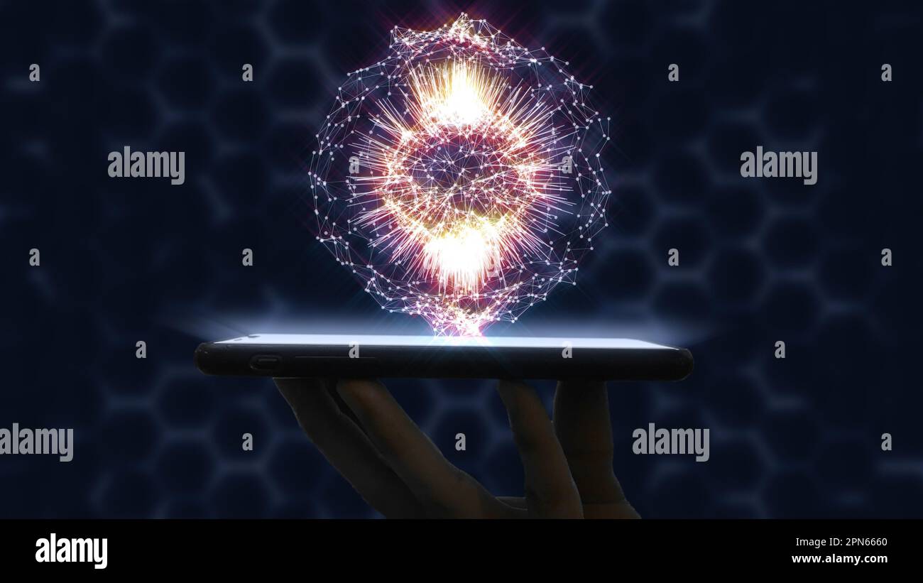 Deep learning big data technology hi-res stock photography and images ...