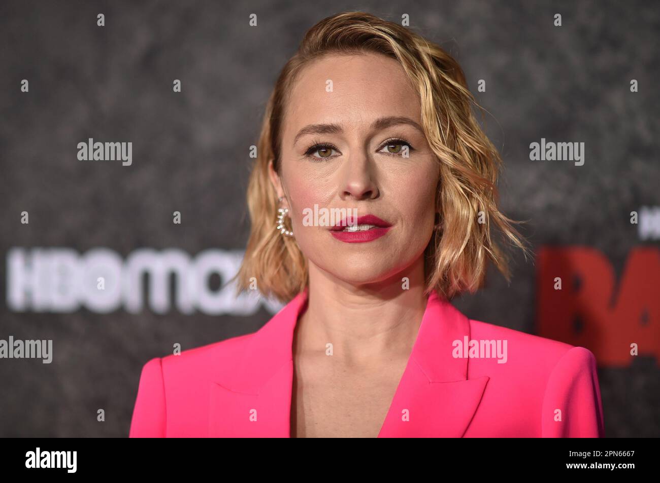 Sarah Goldberg arrives at the season four premiere of "Barry" on Sunday ...