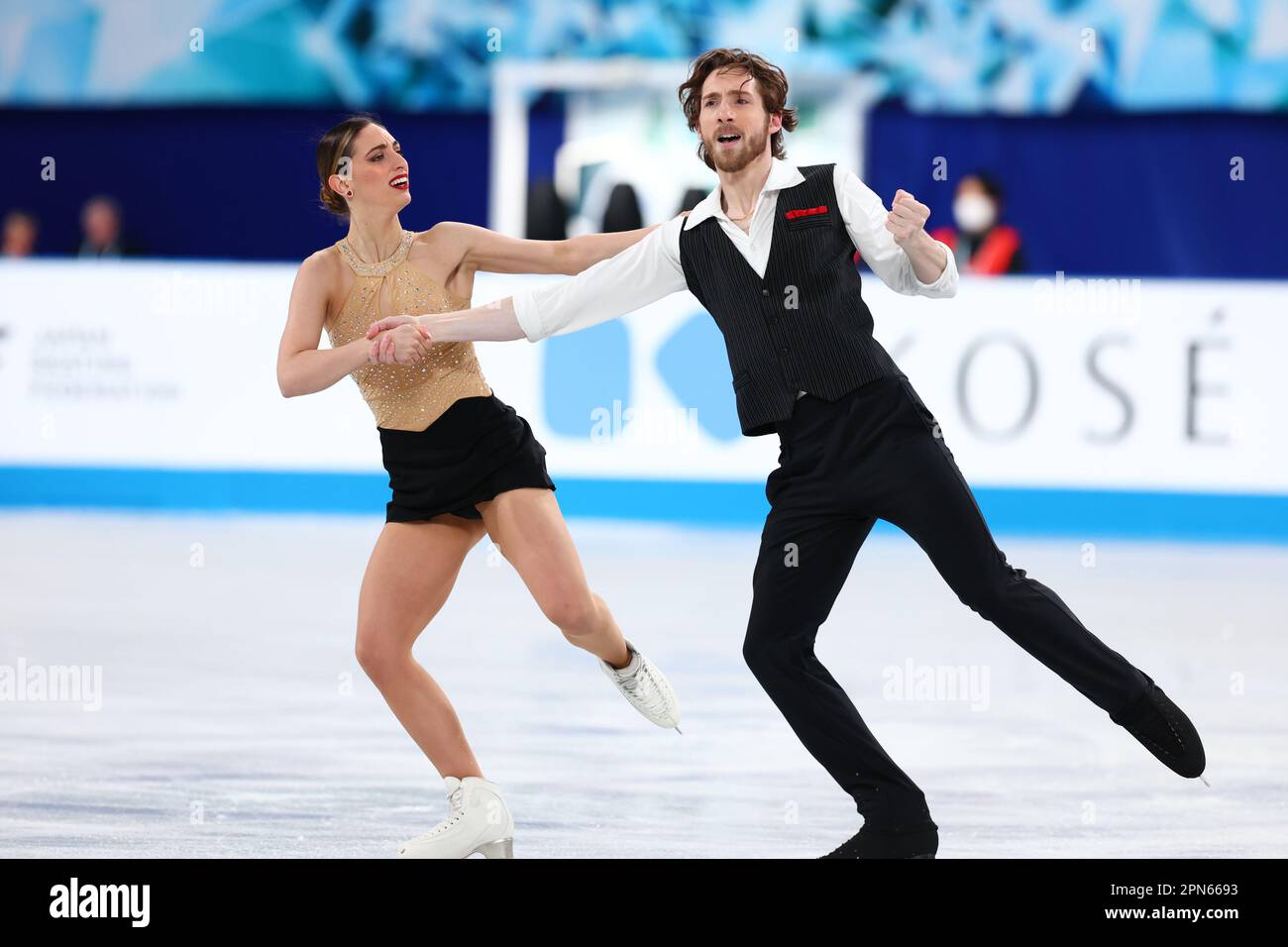Tokyo, Japan. 14th Apr, 2023. Sara Conti & Niccolo Macii (ITA) Figure ...