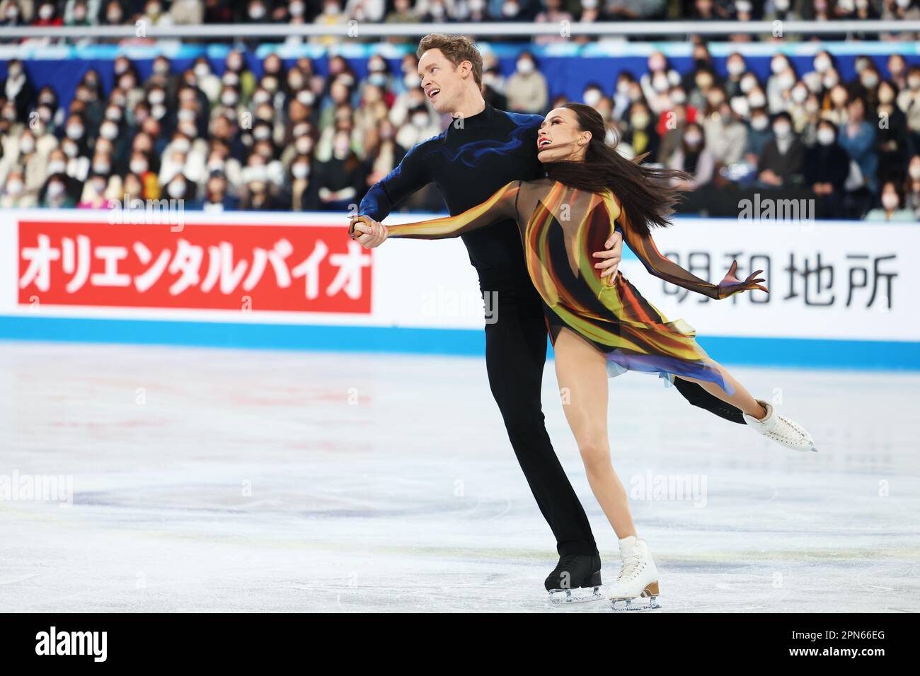 Tokyo, Japan. 14th Apr, 2023. Madison Chock & Evan Bates (USA) Figure ...
