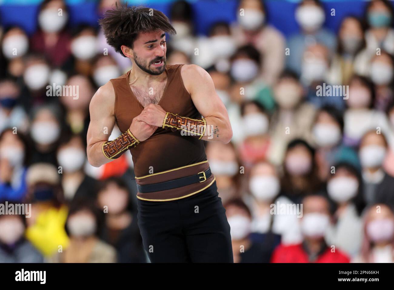 Tokyo, Japan. 15th Apr, 2023. Kevin Aymoz (FRA) Figure Skating : ISU ...