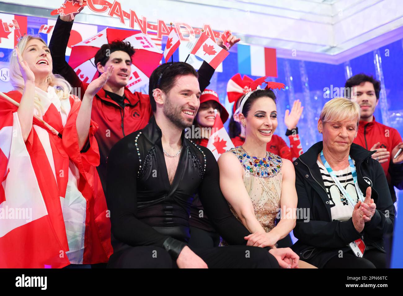Tokyo, Japan. 15th Apr, 2023. Deanna Stellato-Dudek & Maxime Deschamps ...