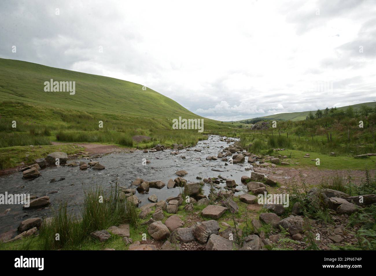 ile photo dated 12/07/16 of a a stream in Brecon Beacons National Park ...