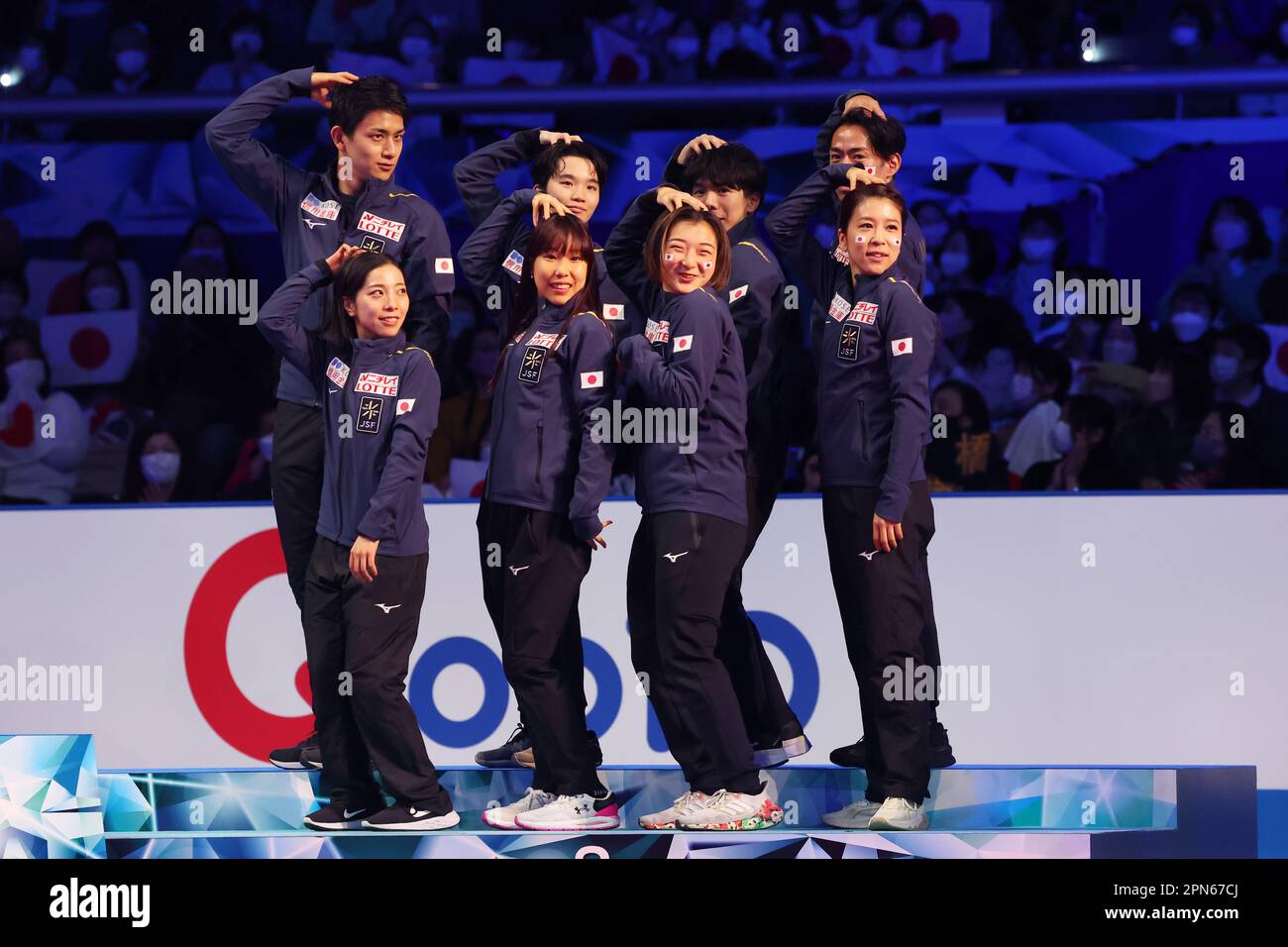 Tokyo, Japan. 15th Apr, 2023. Japan team group (JPN) Figure Skating ...