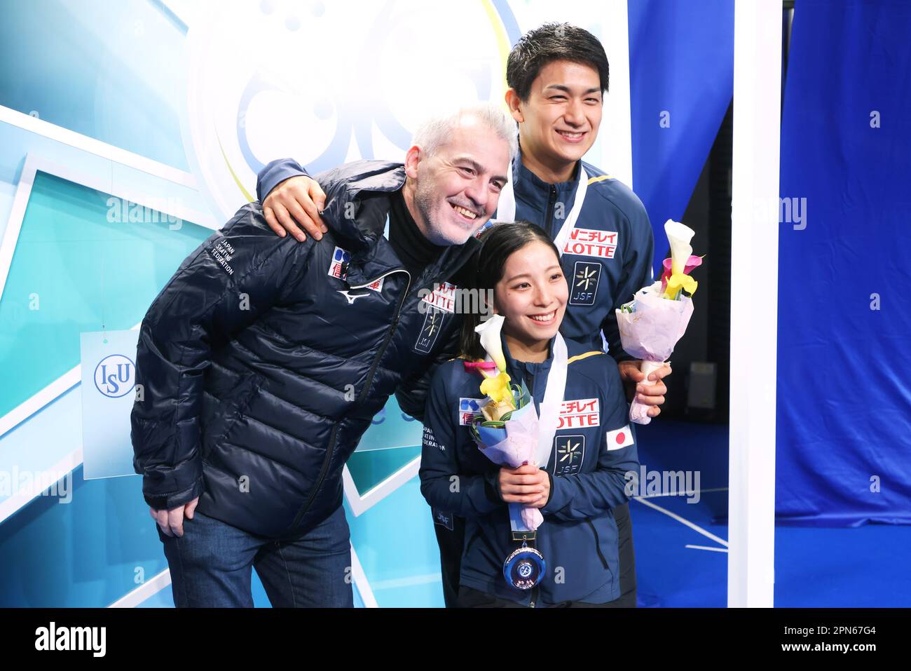 Tokyo, Japan. 15th Apr, 2023. Riku Miura & Ryuichi Kihara (JPN) Figure ...