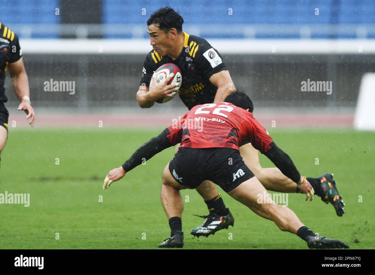 Kanagawa, Japan. 15th Apr, 2023. Ryoto Nakamura (Suntory) Rugby : Japan ...