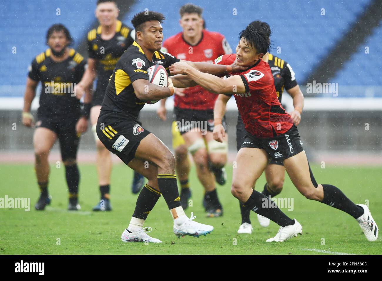 Kanagawa, Japan. 15th Apr, 2023. Kotaro Matsushima (Suntory) Rugby ...