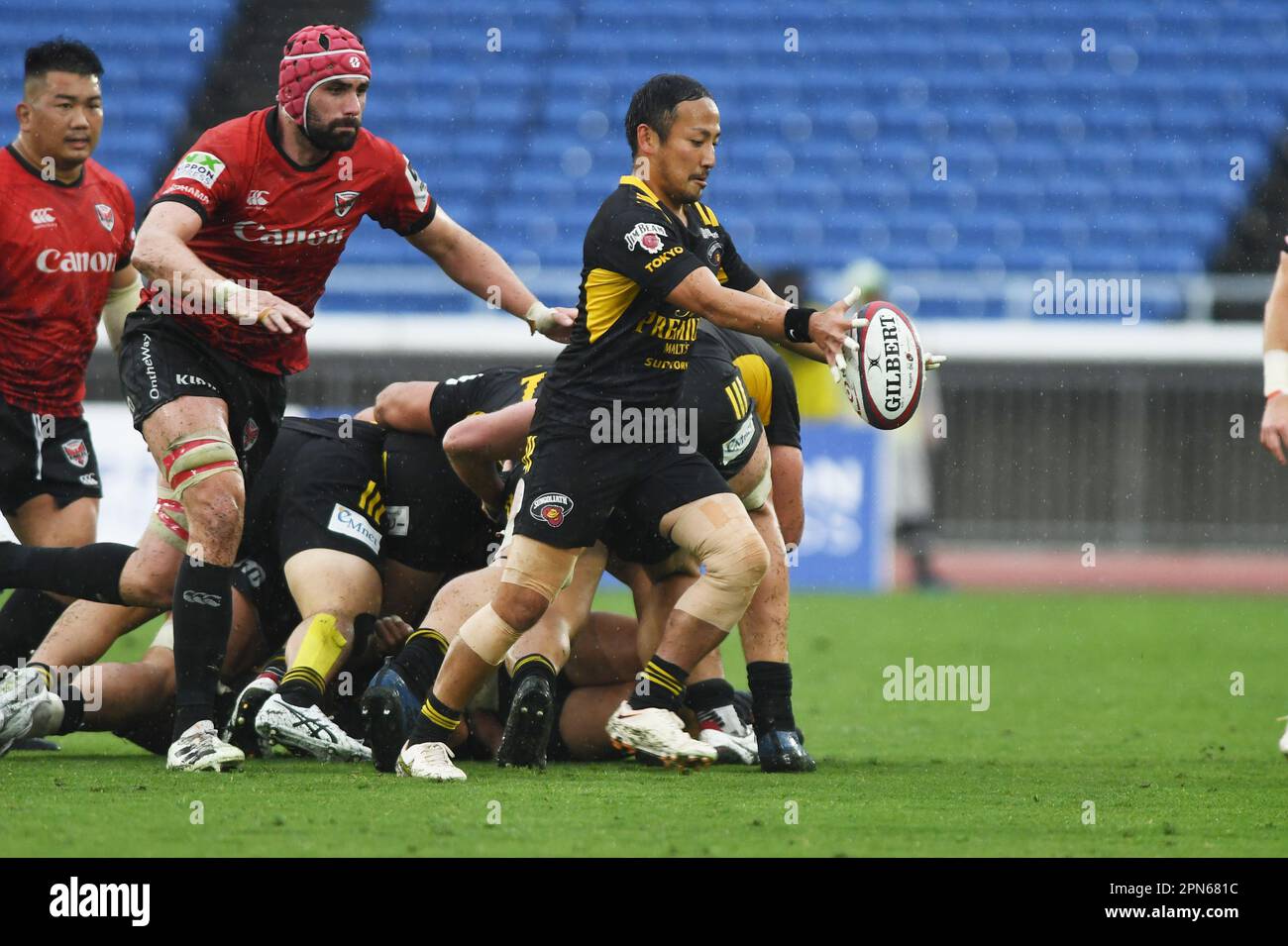 Kanagawa, Japan. 15th Apr, 2023. Yutaka Nagare (Suntory) Rugby : Japan ...